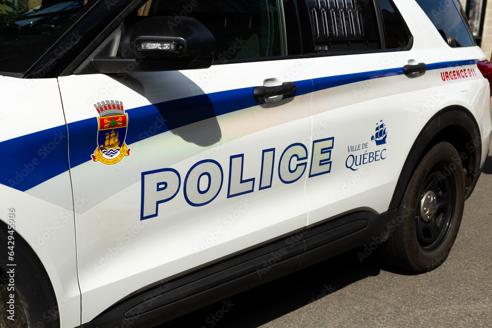 Quebec City, Quebec, Canada, September 2, 2023 - Side of Quebec City ...