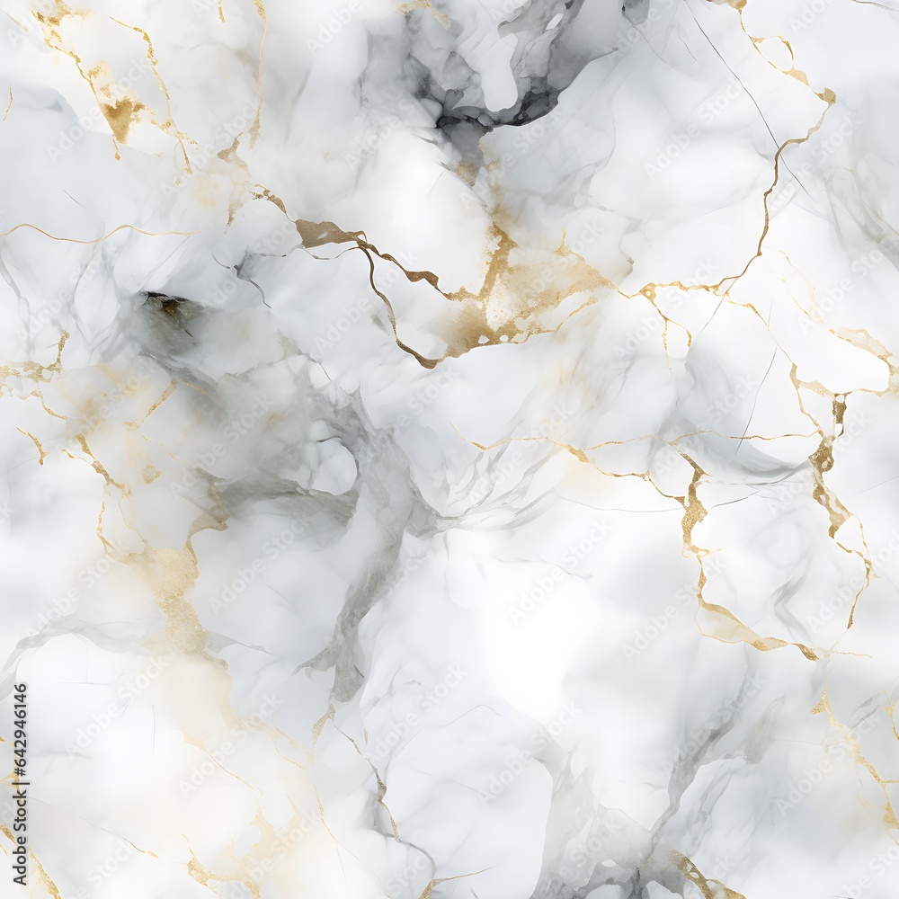 White marble texture seamless pattern. Luxury Black and Gold Marble ...