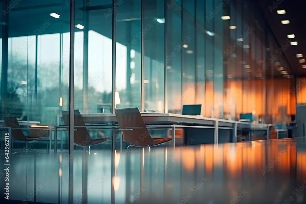 Blur Office Interior Background: Elevate your virtual meetings with a ...