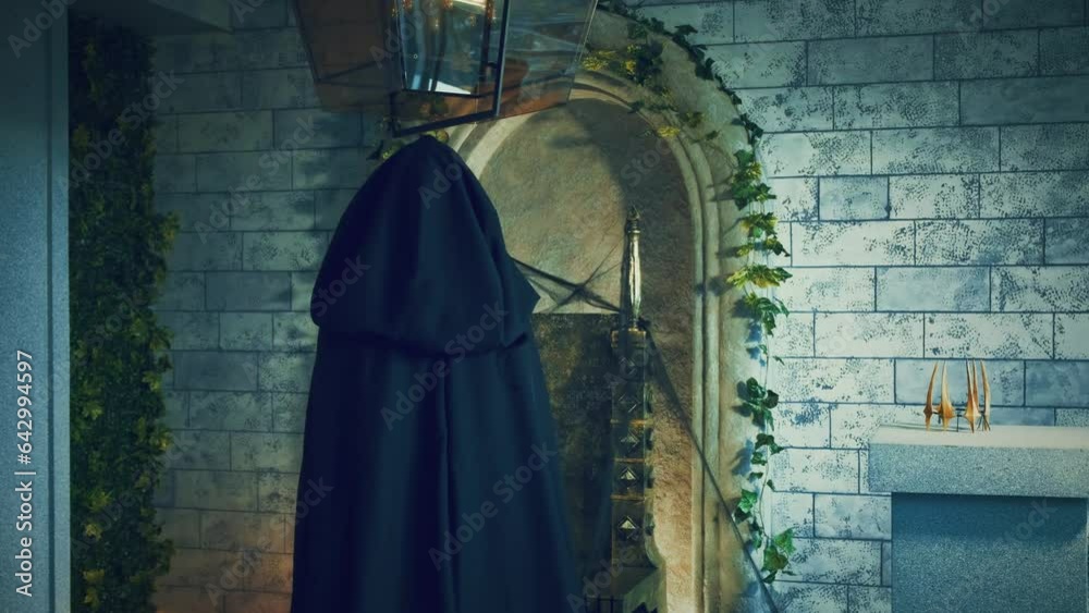 Halloween woman vampire carnival costume, black Gothic vintage dress ...