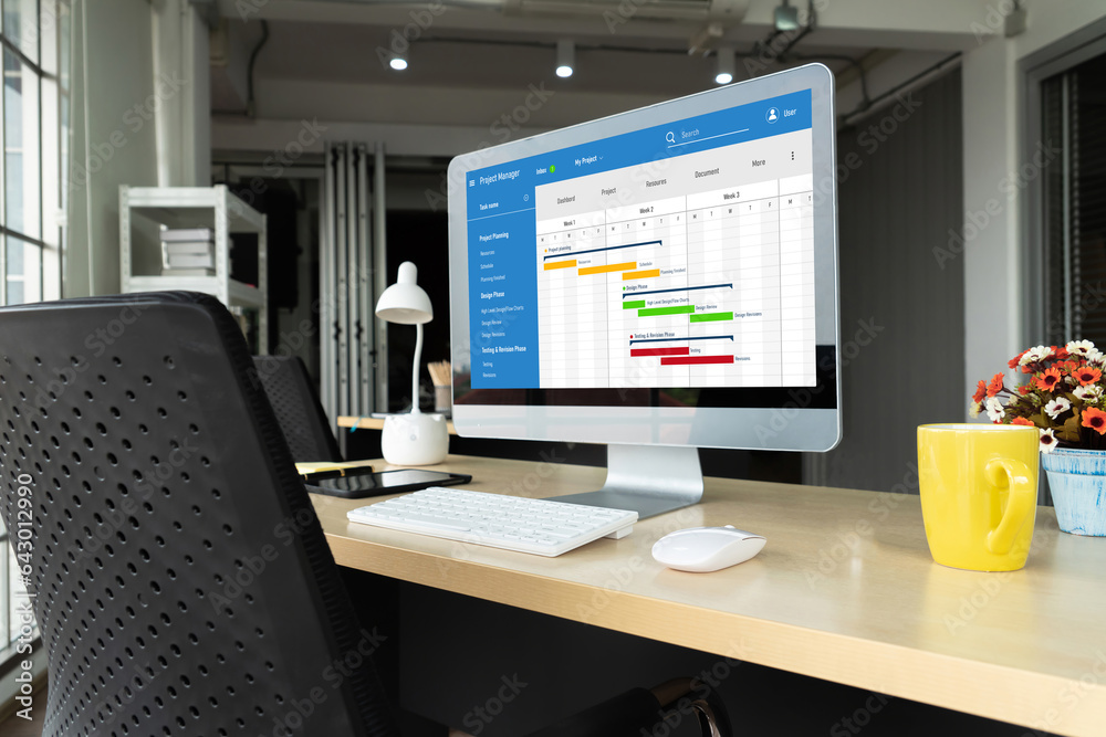 Project planning software for modish business project management on the ...