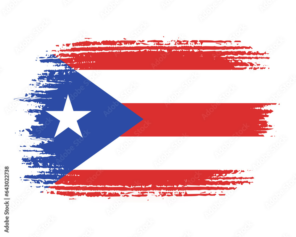 brush flag Puerto Rico transparent background, Puerto Rico brush ...