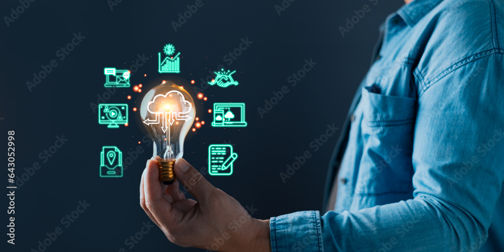 innovation technology success business. Digital transformation. Ai ...