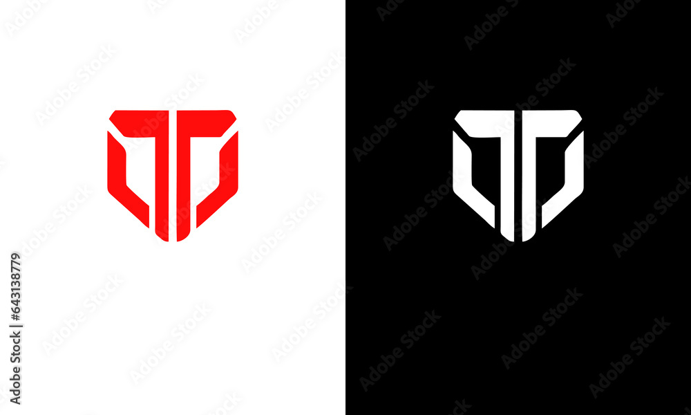 Monogram initials TM or MT letters logo, overlapping two letter M and T ...