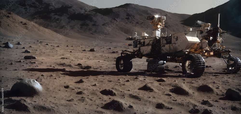 Lunar exploration rover developed by Chandrayaan 3. Show the rover ...