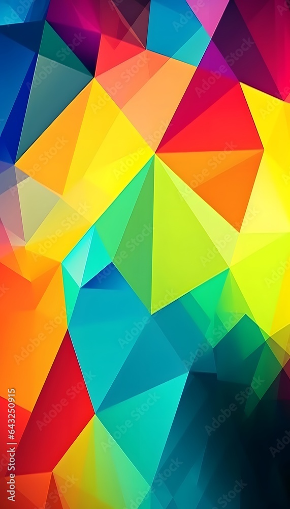 Bright colorful abstract background. Vertical design for phone ...