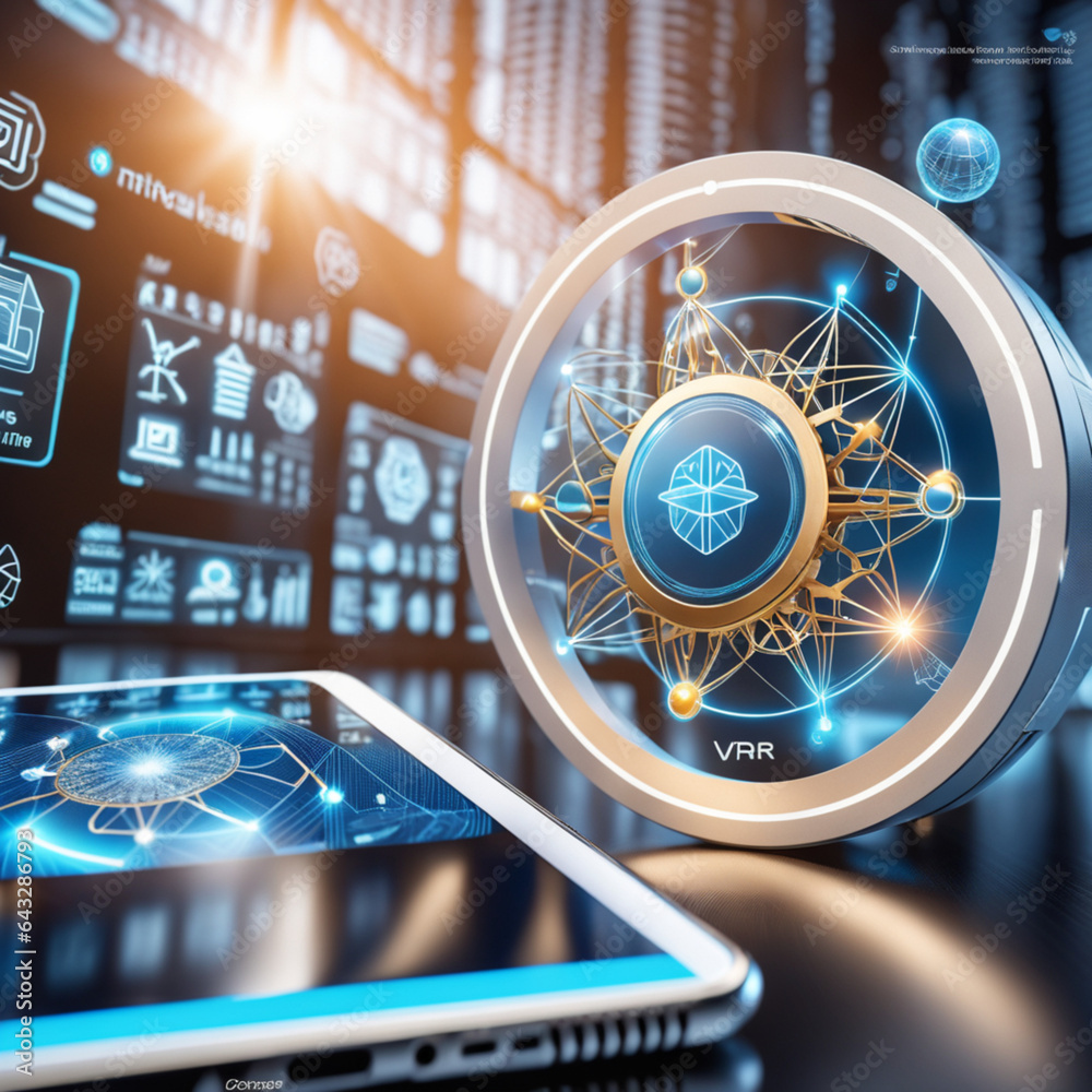 Ilustrace „UntitleAugmented Reality (AR) and Virtual Reality (VR): AR ...