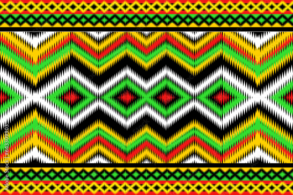 Tribal art fabrics. Ethnic patterns for textiles, carpets, wallpapers ...
