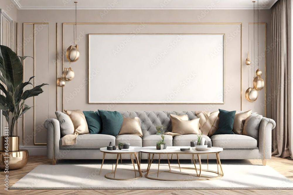 Modern living room Start by sketching or visualizing the design concept ...