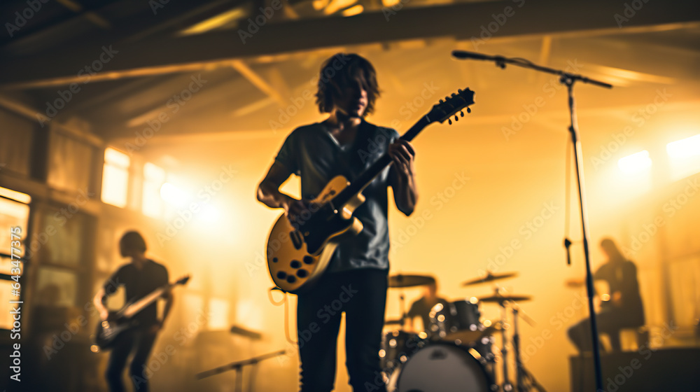Raw Rock Band Unleashes Electrifying Performance on Vintage Warehouse ...