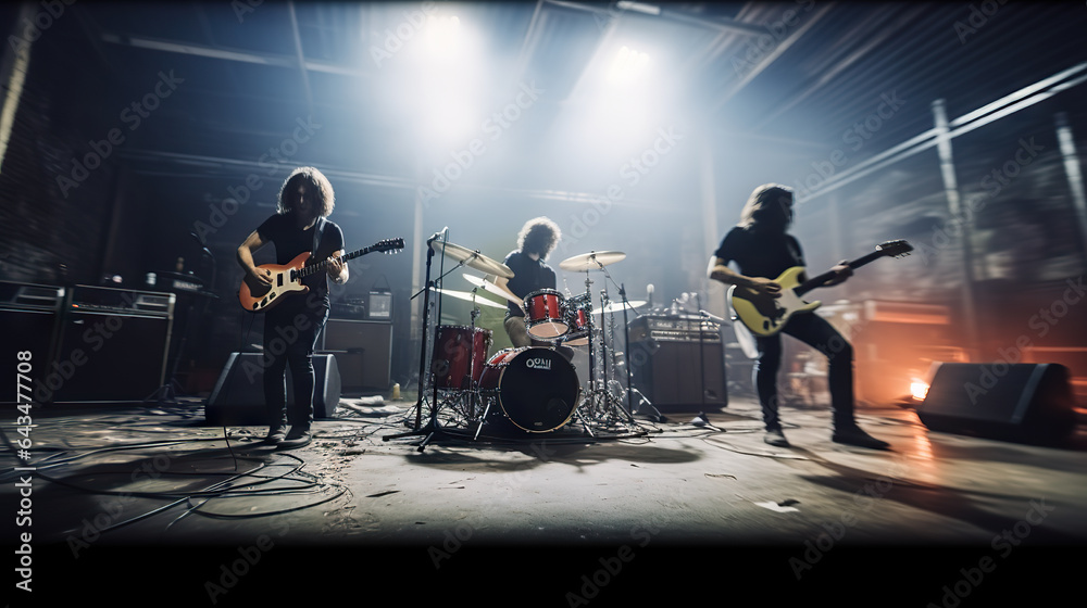 Raw Rock Band Unleashes Electrifying Performance on Vintage Warehouse ...