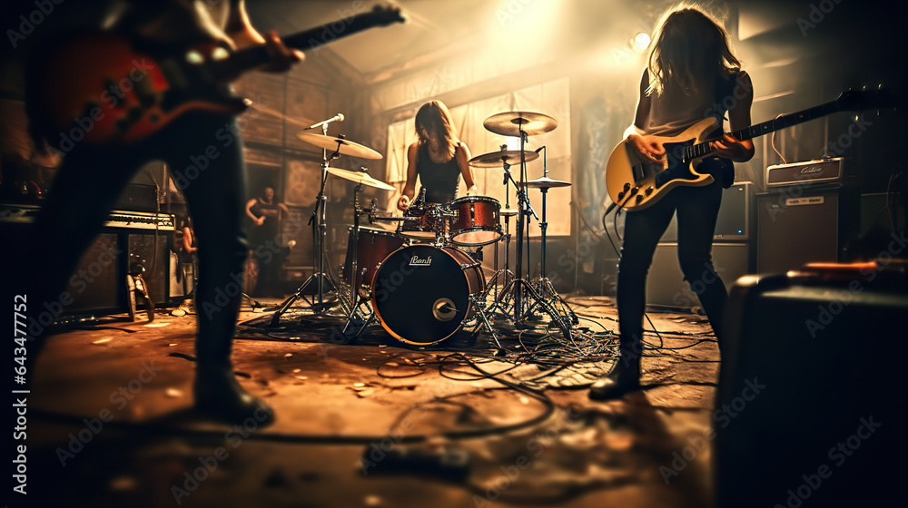 Raw Rock Band Unleashes Electrifying Performance on Vintage Warehouse ...