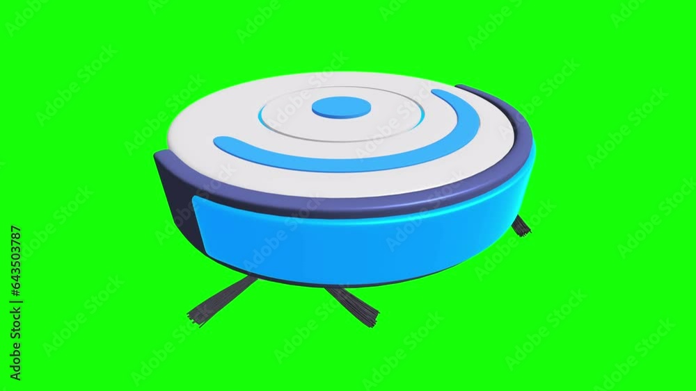 Robot Vacuum. Modern Autonomous Smart Robotic Vacuum Cleaner. Self ...