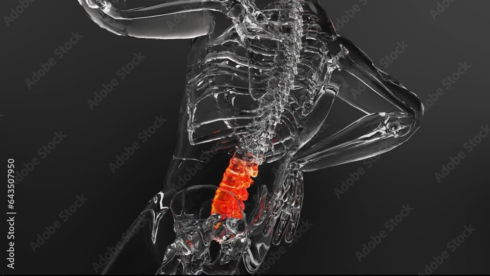 Man suffering Backbone pain, Human Skeleton Anatomy, spine injury ...