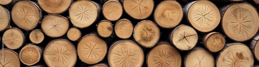 Stack of wooden stumps in cross section texture background, Wood ...