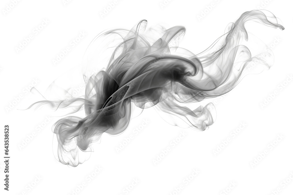 Realistic smoke effect on transparent background - high resolution PNG ...
