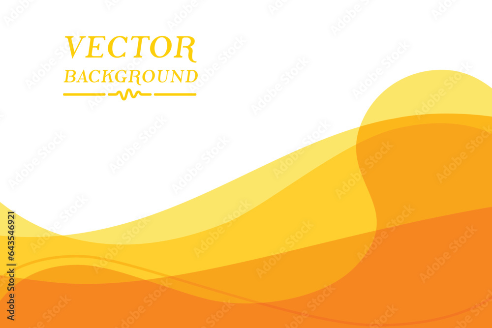 Yellow color background template vector for a message on board design ...