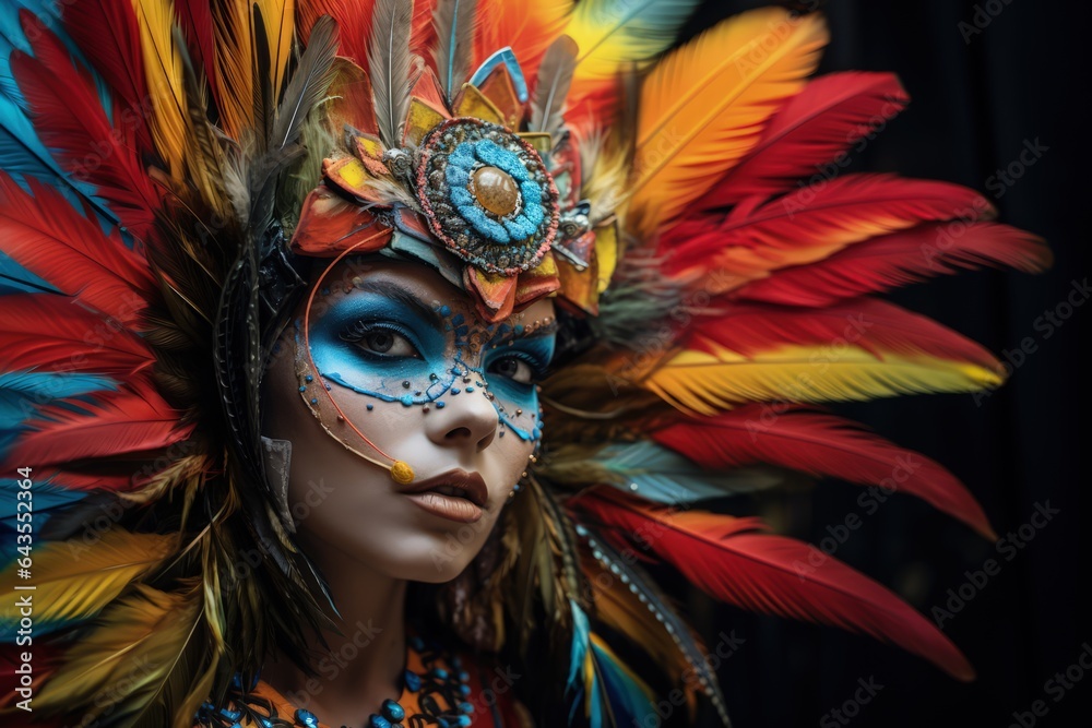 Portrait of Mexican cosplay for Dia De Las Muertos. Freaks with insane ...