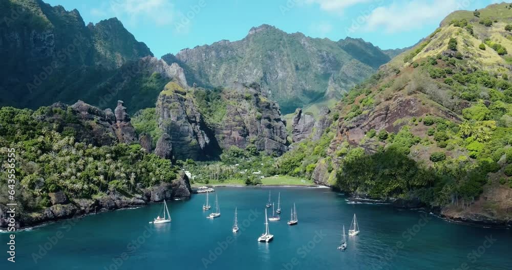 Timelapse of Clouds Moving and Light Changing over Tropical Green ...