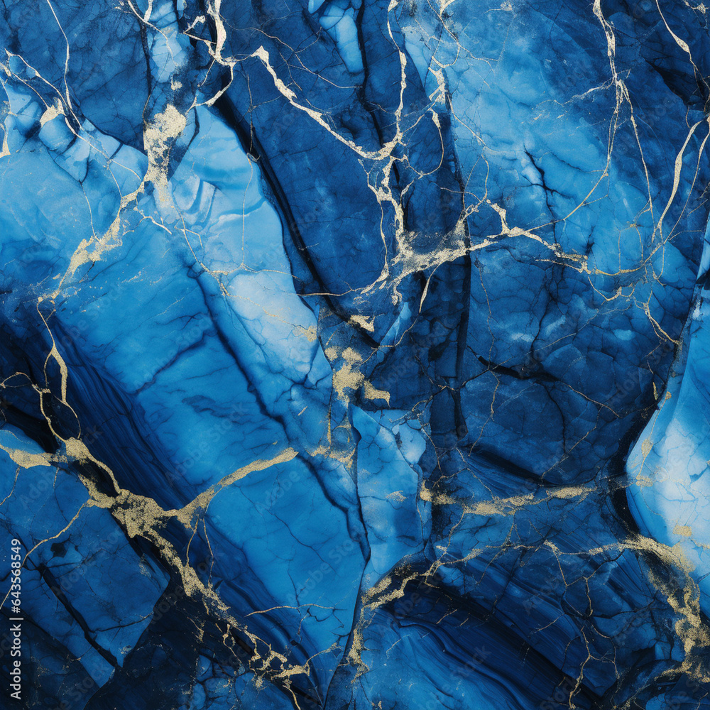 Fondo con detalle y textura de superficie de marmol de color azul con ...