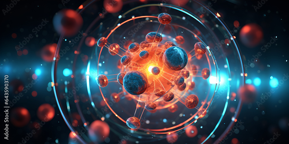 Atom Binary Fission Molecule Molecular Structure, Atomic Absorption ...