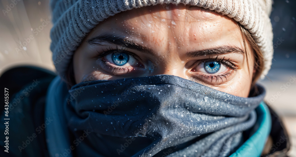 Amidst Snow and Sun, Her Gaze Pierces Mountains: Where cold meets ...