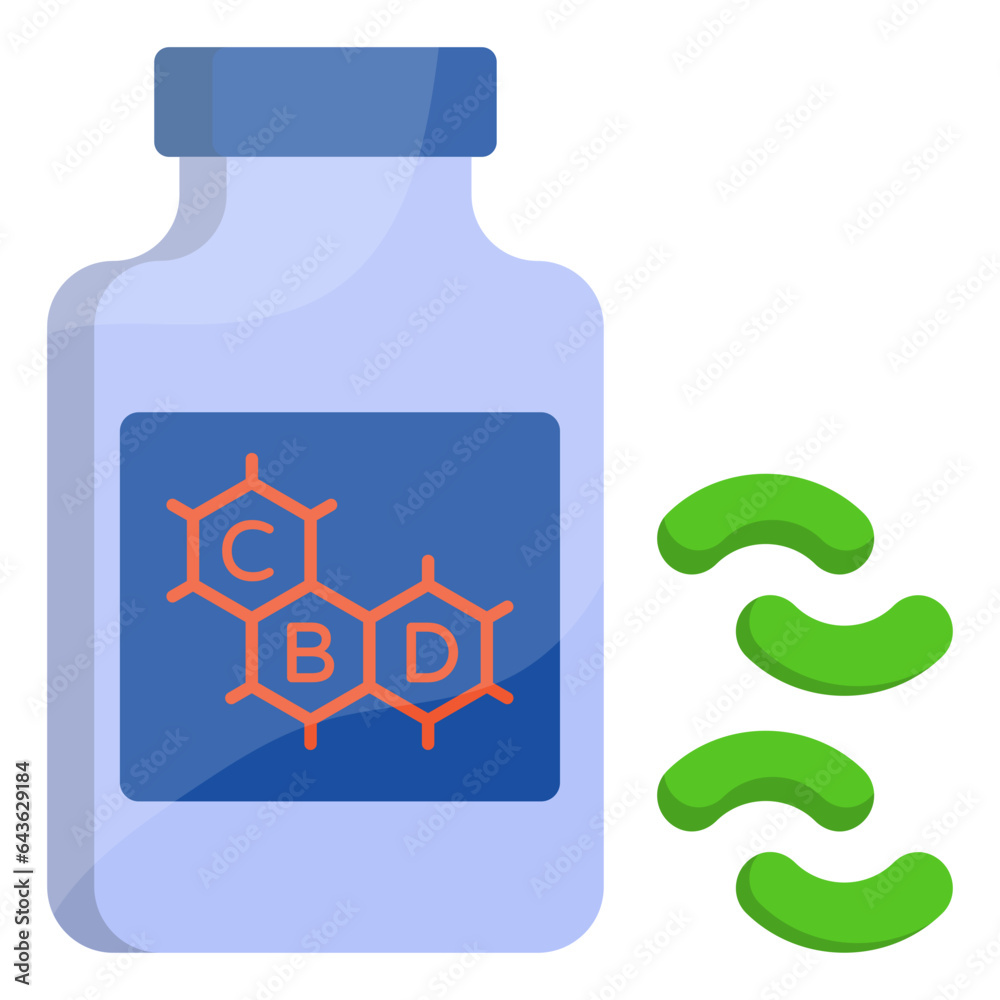 Hemp Capsule for Discreet and long lasting Effects concept, smokeless ...