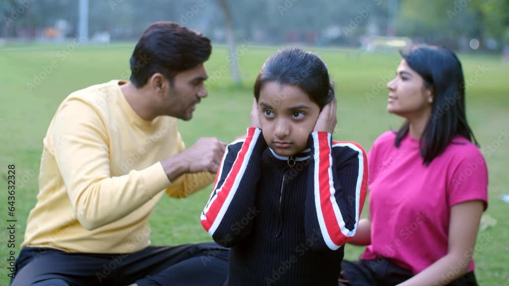 A young Indian couple arguing - family conflict toxic relationship ...
