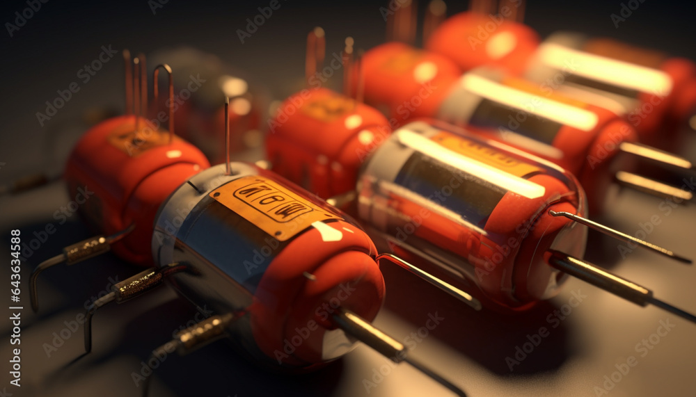 A collection of enigmatic alien technology parts, hinting at the ...