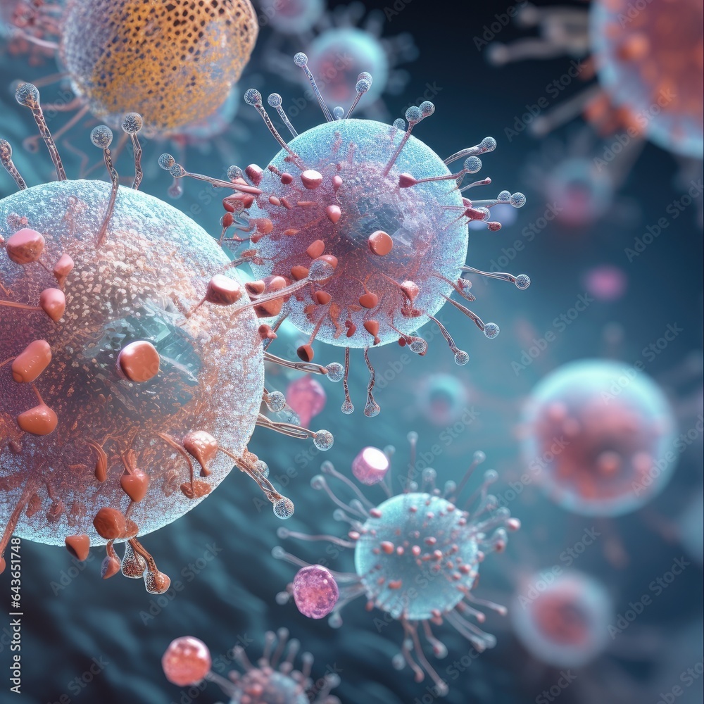 Biomedical 3D Render of Vesicles and Exosomes: A Medical Illustration ...