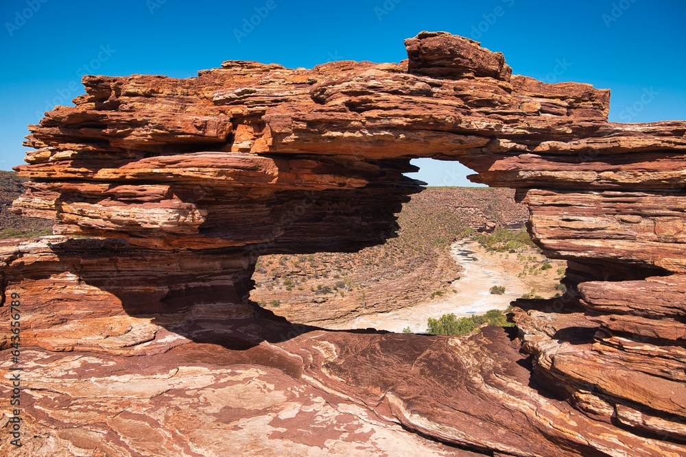 The amazing 'Nature Window' in Kalbarri National Park, Western ...