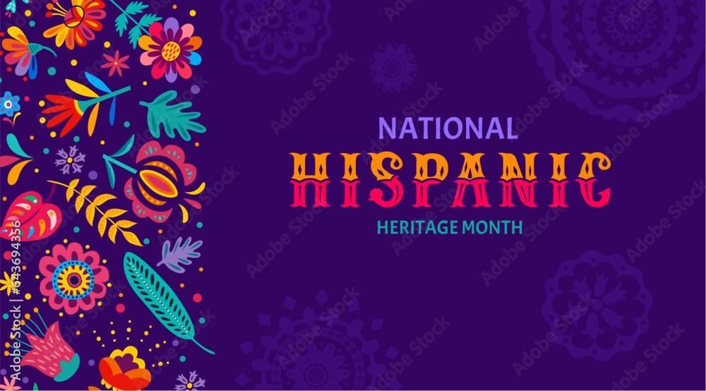 National Hispanic Heritage Month Festival Poster Hispanic Heritage