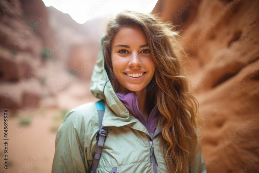 Foto de Environmental portrait photography of a happy girl in her 20s ...