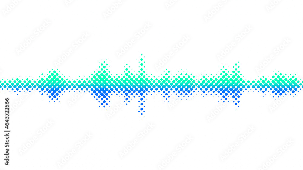 sound wave Effect. gradient music. rainbow wave. rainbow sound wave ...