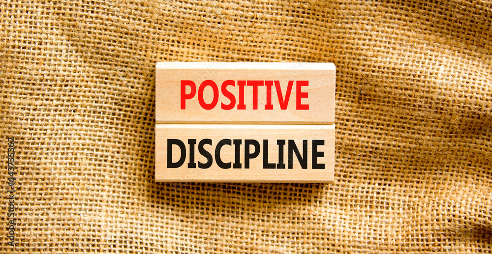 Positive discipline symbol. Concept words Positive discipline on ...