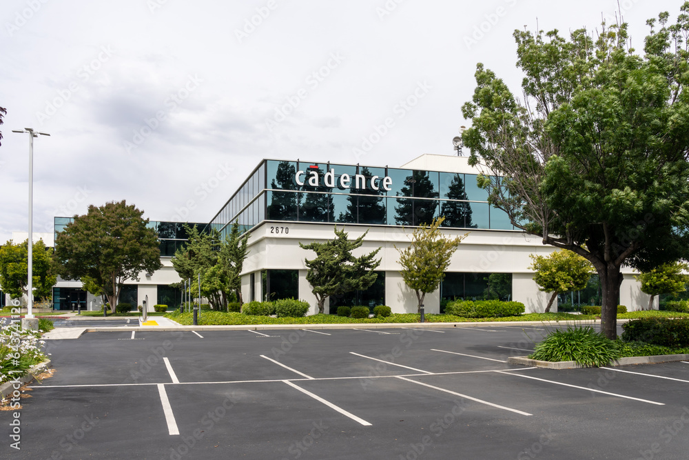 Cadence headquarters in San Jose, California, USA - June 10, 2023 ...