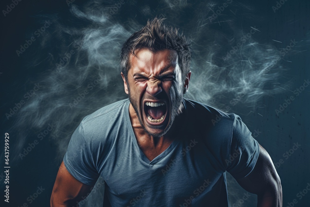 Emotions and facial expressions: Anger and frustration Stock Photo ...