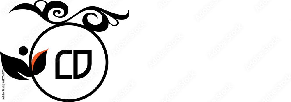 cd letter head logo design template Stock Vector | Adobe Stock