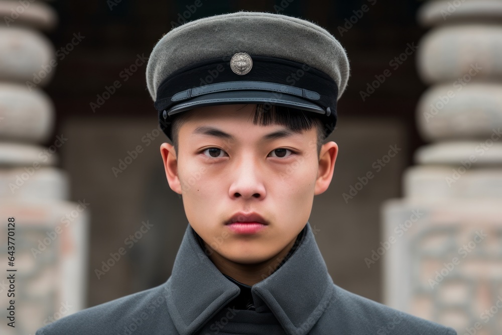 Headshot portrait photography of a glad boy in his 20s wearing a ...