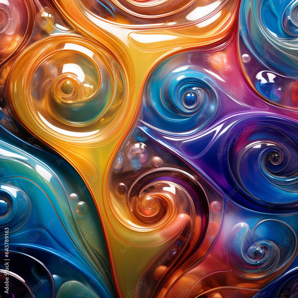 Fondo abstracto con textura , formas curvadas y difuminado de colores ...