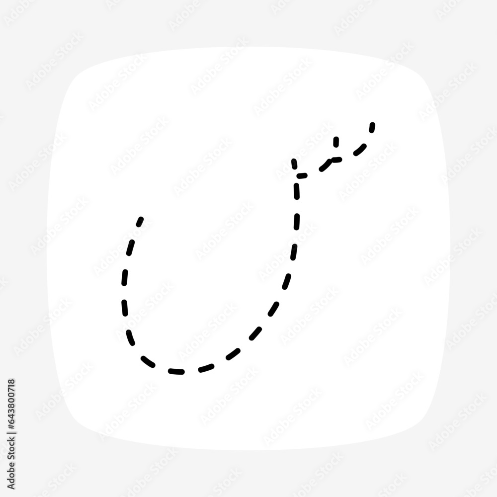 Vecteur Stock Urdu Alphabet Character "Seen" in Dotted Style isolated ...