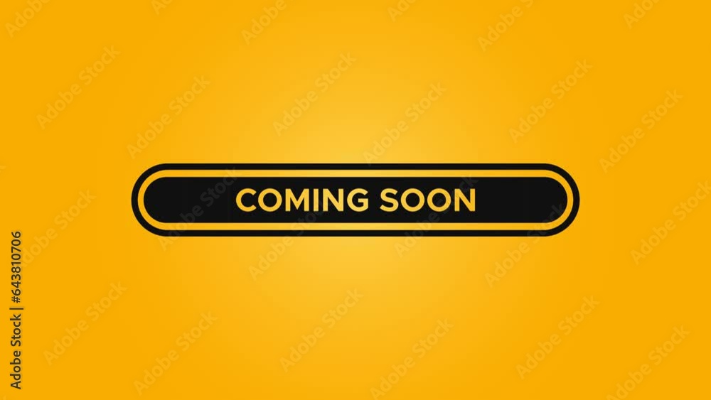 Coming Soon Motion Graphics or Vector Animation. Perfect for coming ...