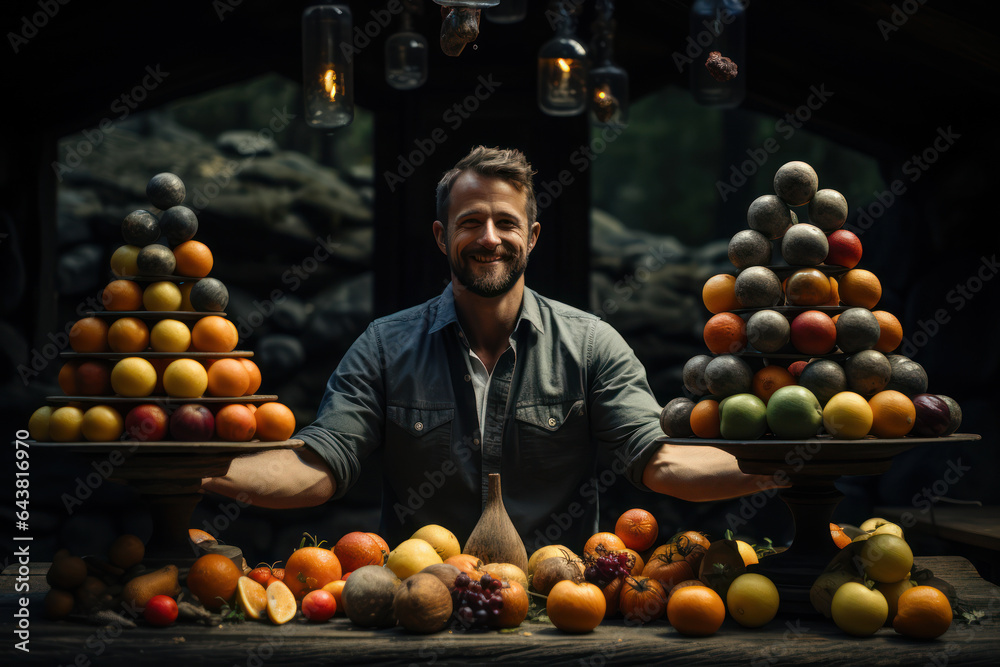Well-Balanced Life. Person juggling various activities, representing ...