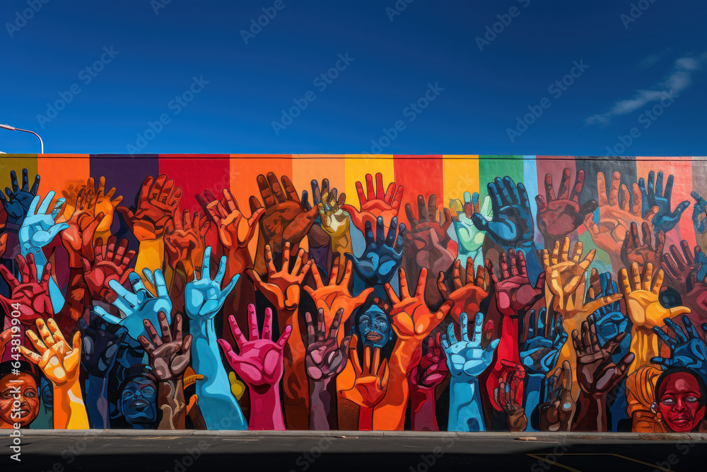 A community mural project engages residents in collaborative creativity ...