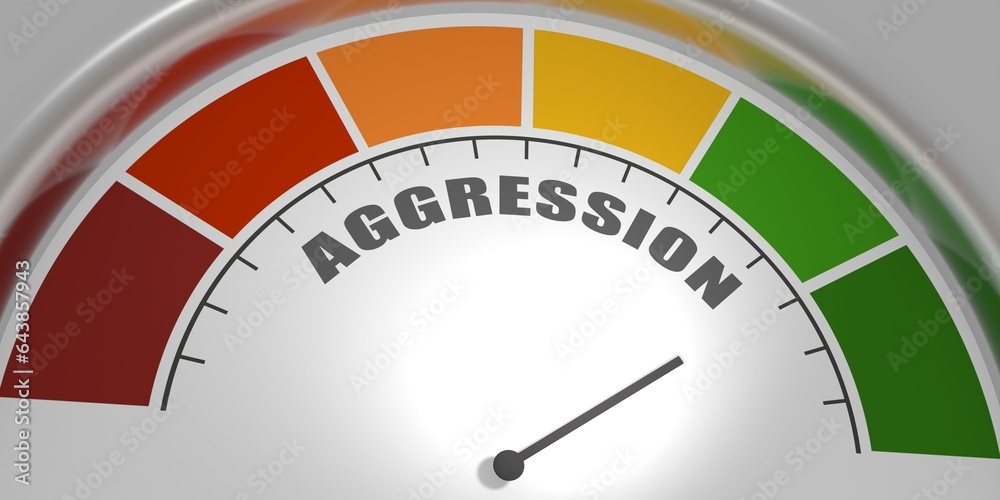 Passive aggressive behavior meter scale. Psychological health monitor ...