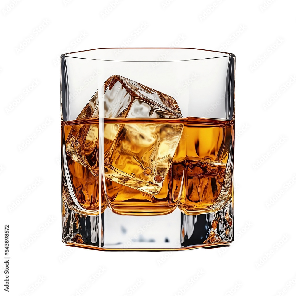 glass of whiskey. Rich and indulgent, a full glass of whiskey captured ...