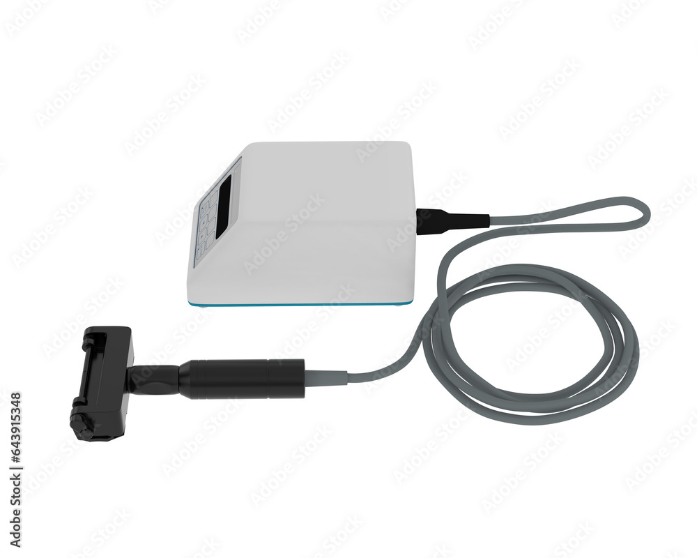 Skin graft dermatome isolated on transparent background. 3d rendering ...