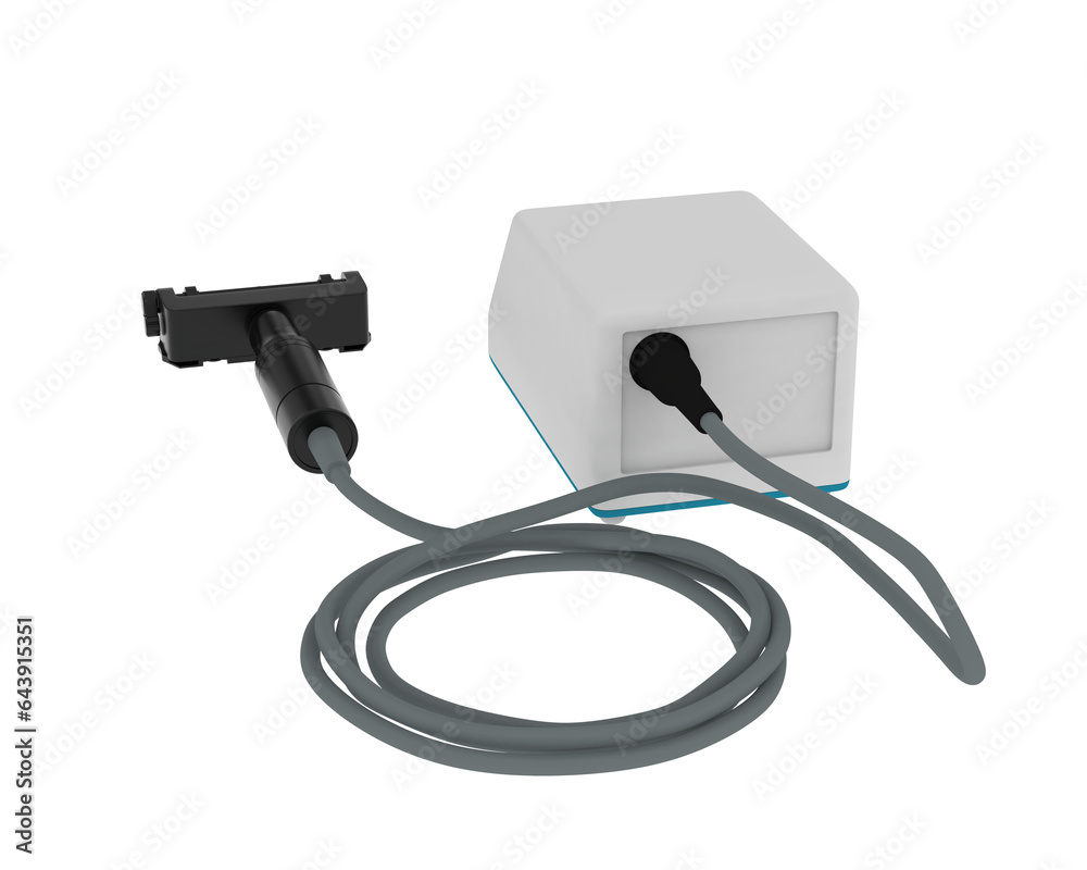 Skin graft dermatome isolated on transparent background. 3d rendering ...