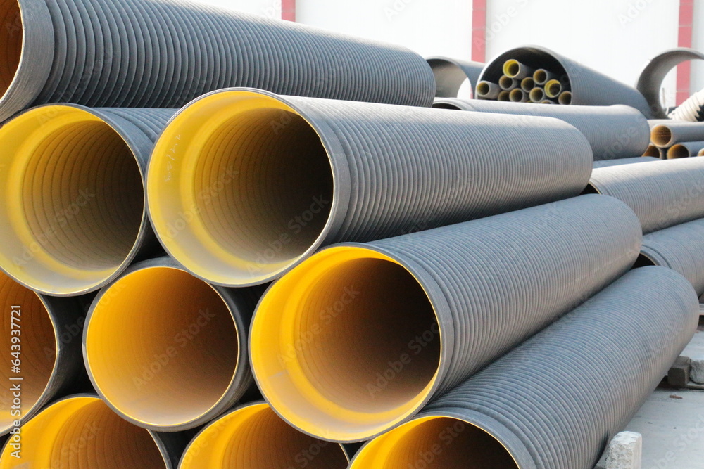 HDPE Corrugated Pipe, HDPE Pipes Manufacturers, HDPE DWC Yellow pipes ...
