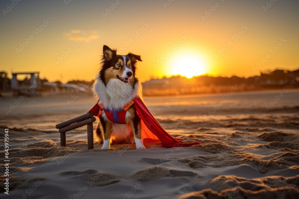 Environmental portrait photography of a funny shetland sheepdog ...